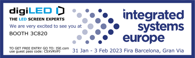 ISE 2023 - New LED Screen Innovations from digiLED | digiLED - THE LED ...
