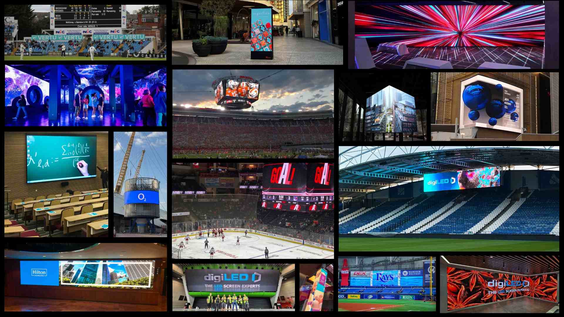 LED screen project portfolio | digiLED - THE LED SCREEN EXPERTS